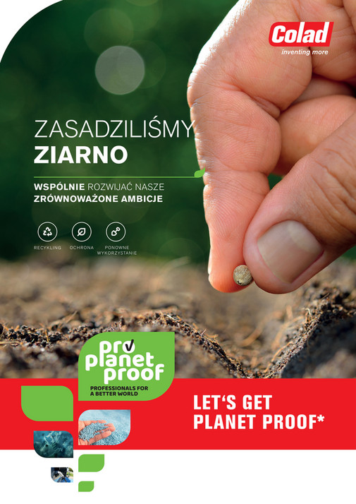 Brochures Colad - Brochure Pro Planet Proof - PL - Page 1